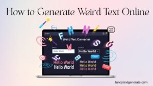 How to Generate Weird Text Online for Free
